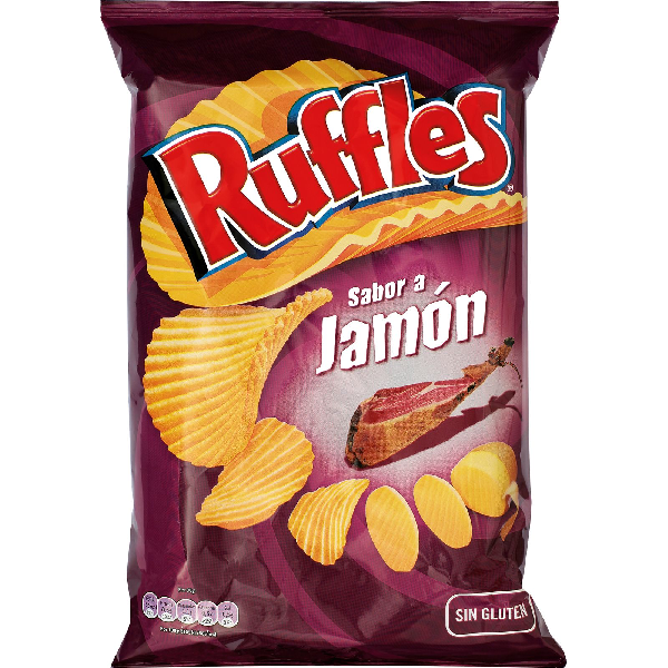 RUFFLES MATUTANO JAMON/JAMON 160 G.